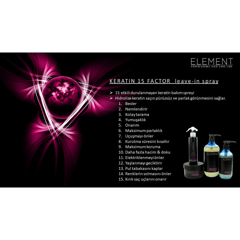 ELEMENT KERATIN 15 FACTOR 220 ML